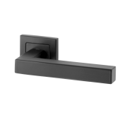 QS DALA MATT BLACK LEVER HANDLE - JAD DOORS
