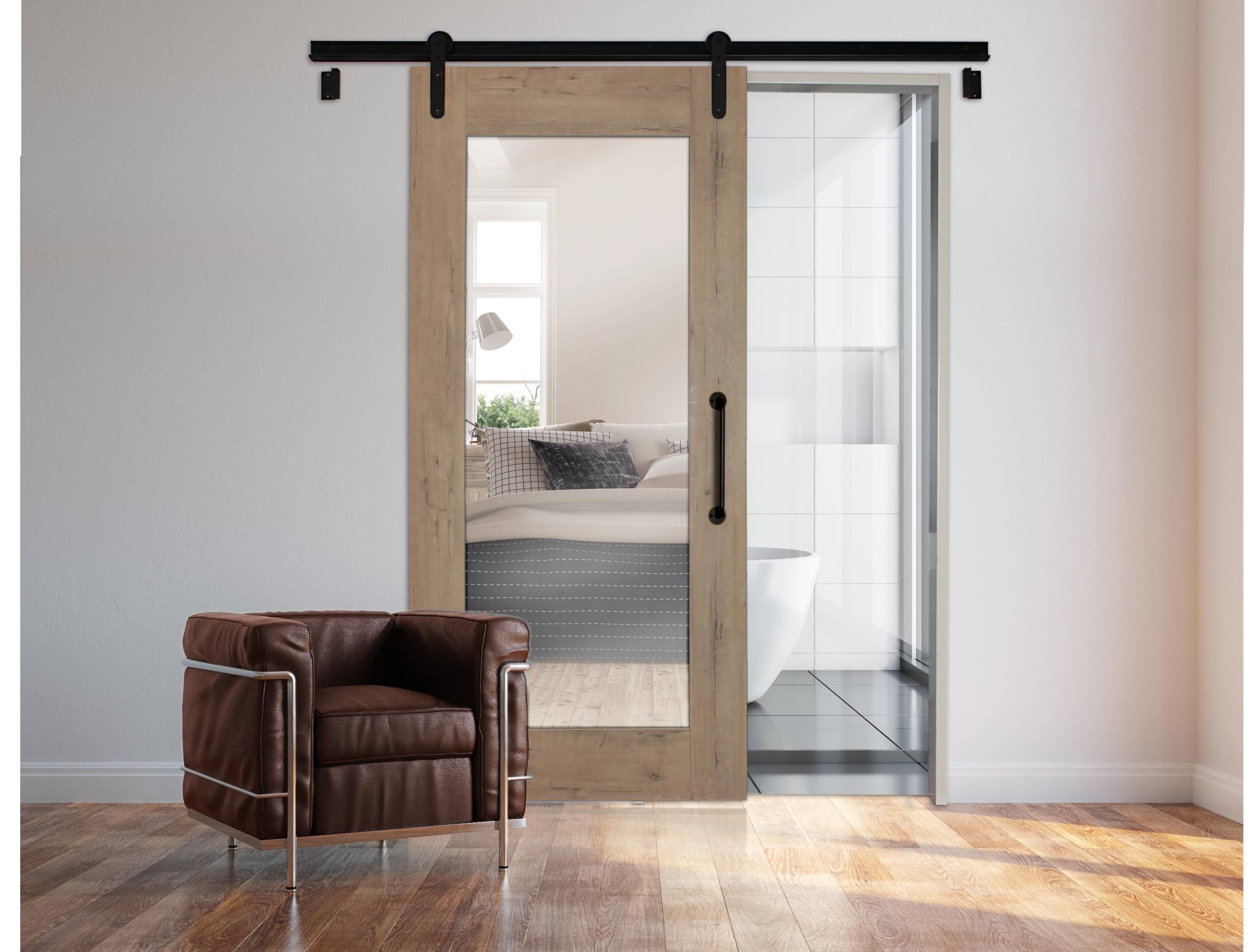 Sahara Barn Mirror Door | JAD DOORS
